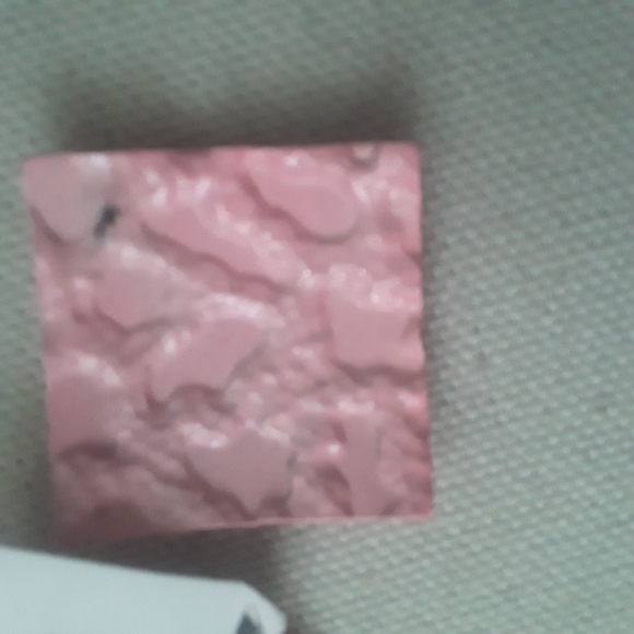 unknown | Jewelry | Powder Pink Square Metal 8s Pierced Earrings | Poshmark